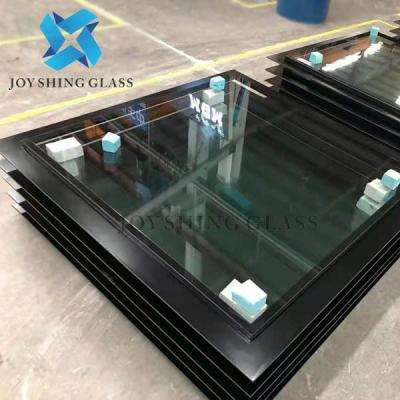 China 6+12A+6mm Low-E Double Insulated Glass for Curtain Walls - 24mm Thickness with Argon Gas for sale