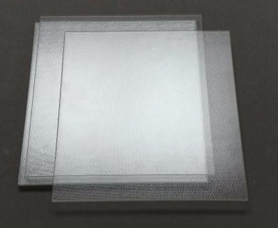 China 3.2mm Low Iron Patterned Toughened Solar Glass Panel with 91.87% Transmittance and 4.1H Hardness for sale
