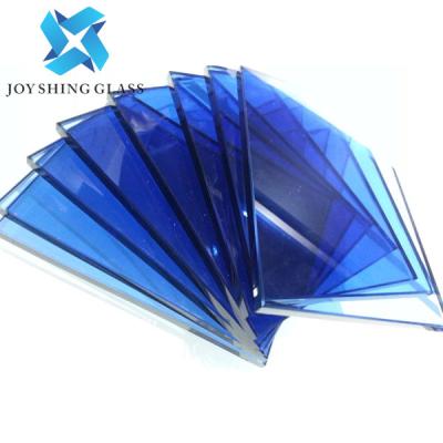 China Ford Blue Float Glass 3660x2134mm 5mm Heat Absorbing Tempered Glass Plate with 62.12% Light Transmittance for sale