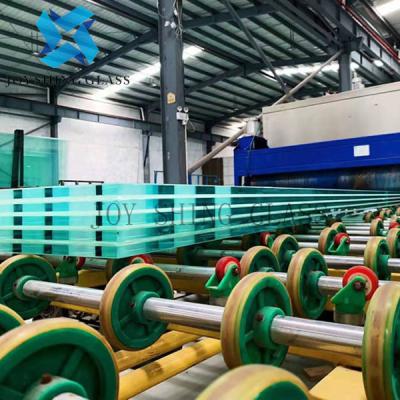 China PVB Interlayer Laminated Safety Glass Sheets 6.38-100mm Thickness with 35dB Sound Insulation for sale