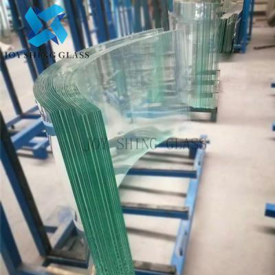China Custom Curved Toughened Laminated Glass 3-19mm Thickness with 10-Year Warranty for Architectural Applications for sale