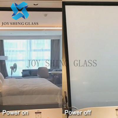 China Custom Switchable Smart Glass Doors & Windows - 48V AC, 3.6W/m² Power, 78% Transmittance, 5-Year Warranty for sale