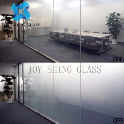 China Intelligent Switchable Dimming Glass 1800x3200mm with 3.6W/m² Power Consumption and 5-Year Warranty for sale