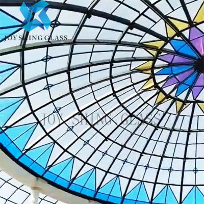 China Custom Curved Church Stained Glass - 3mm to 12mm Thickness Options with 5-Year Warranty for sale