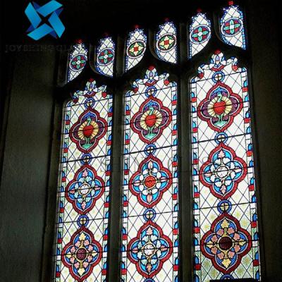 China Custom Tiffany Stained Glass for Church Windows and Doors - 3mm to 12mm Thickness with 5-Year Warranty for sale