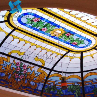 China Custom Church Stained Glass 3-12mm Thickness Anti-UV Protection with 5-Year Warranty for Religious Buildings for sale
