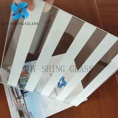 China Silk Screen Tempered Glass 10mm Safety Toughened Shower Glass Door Custom Size for sale