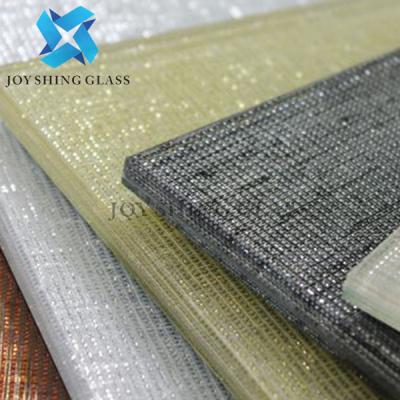 China Custom Decoration Laminated Wired Glass 5-19mm Thickness with Acid Etched Toughened Options for sale