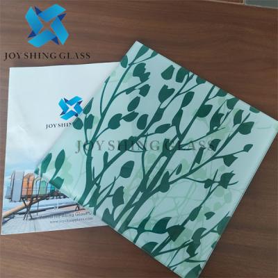 China Digital Printing Laminated Glass 6mm 8mm 10mm with 30-40dB Sound Insulation and 10-Year Warranty for sale
