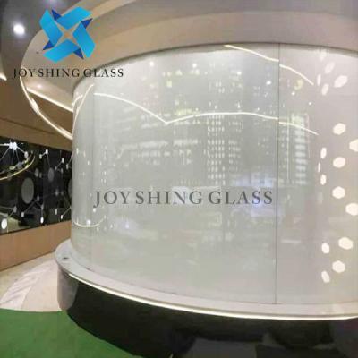 China Switchable Glass Partition 8+8mm Smart Glass Custom Size Shape AC 48V for sale