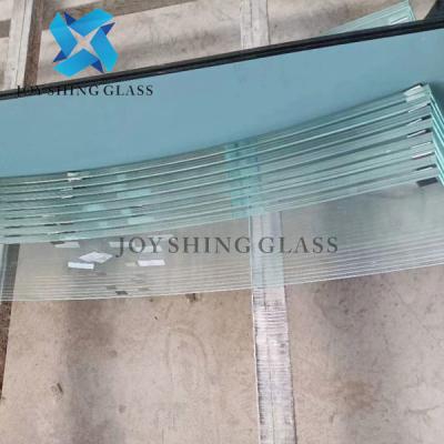 China 12mm Ultra Clear Bent Tempered Glass - Curved Safety Glass with 10-Year Warranty for Architectural Applications for sale