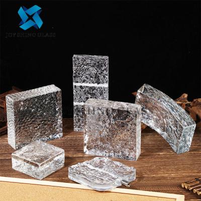 China Curved Glass Blocks for Shower Walls - 80mm & 95mm Thickness Options - Custom Sizes 190x190mm to 240x240mm for sale