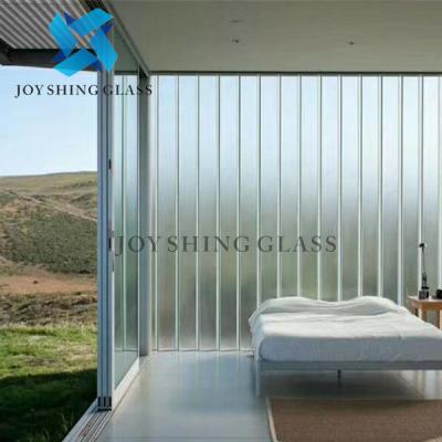 China Ultra Clear Changhong Water Ripple Patterned Glass 3mm-22mm Thickness for Privacy Partitions for sale