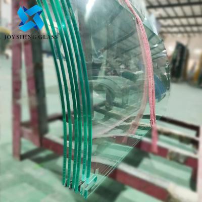 China Bent Safety Toughened Glass 3-22mm Thickness with 10-Year Warranty and 3400x20000mm Maximum Size for sale
