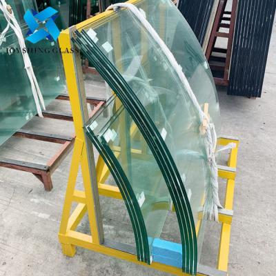 China Customized Curved Ultra Clear Tempered Laminated Glass 6.38mm to 100mm for Aquariums for sale