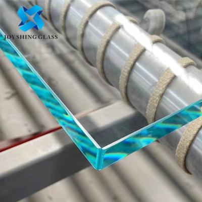 China Custom 6mm Clear Tempered Glass Safety Toughened Glass 1/4 Inch 1830x2440mm for sale