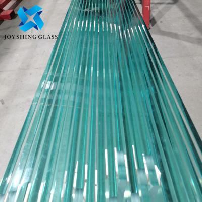 China Customized 19mm Ultra Clear Tempered Glass Curtain Wall 3300x22000mm for sale