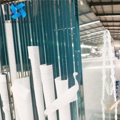 China 19mm Clear Toughened Heat Soaked Glass - 3/4 Inch HST Safety Glass with 300°C Heat Resistance for sale