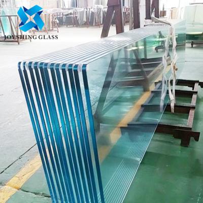 China 12mm Blue Tinted Safety Toughened Glass Custom Size CE ISO Certified for sale