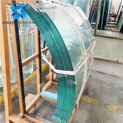 China 15mm Curved Safety Toughened Glass 19/32 Bent Tempered Glass Custom Sizes for sale