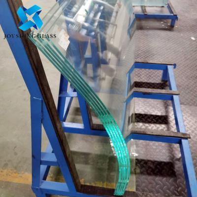 China 8mm Ultra Clear Curved Toughened Glass 5/16 Curved Tempered Glass Custom Sizes for sale