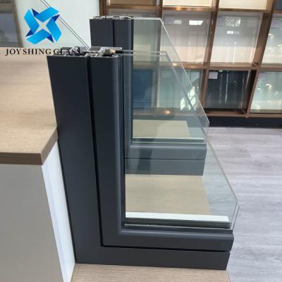 China Broken Bridge Aluminum Windows with 6-21mm Insulating Glass - Custom Sizes & CE/ISO9001 Certified for sale