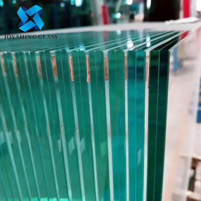 China Customized 1.14mm Ultra Clear PVB Laminated Glass Balustrade 10mm for sale