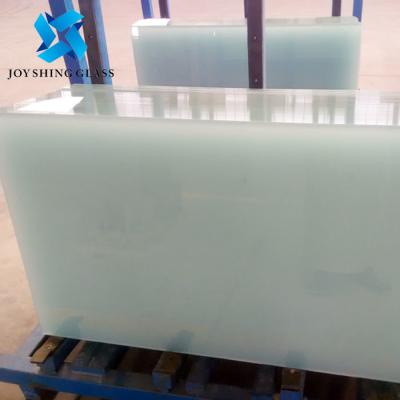China 8mm Frosted Safety Toughened Glass for Privacy Partition Custom Size for sale