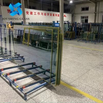 China Blue Grey Tempered Vacuum Glass 8.15mm Soundproof Energy Saving Building Glass for sale