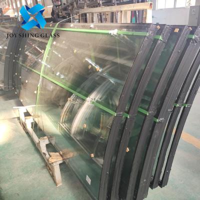 China Customized Ultra Clear Curved Tempered Insulated Glass Units 6mm to 19mm for sale