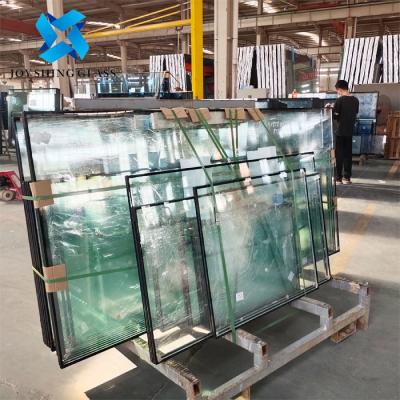 China Green Tinted Low-E Double Glazing Insulated Glass Custom Size 4-19mm for sale