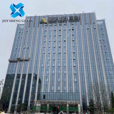 China Custom Curtain Wall Glass Solutions - Clear, Tinted, Low-E, Laminated & Fire-Resistant Options for Buildings for sale