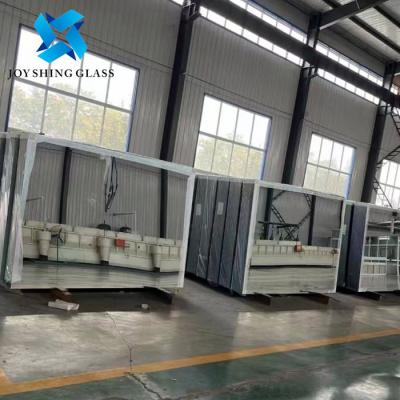 China Multifunctional Aluminum Mirror Glass 1.1mm-8mm Thickness Custom Sizes for Bathroom Hotel Commercial Use for sale
