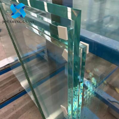 China 12mm Ultra Clear Frameless Tempered Glass Railing for Stairs Custom Sizes for sale