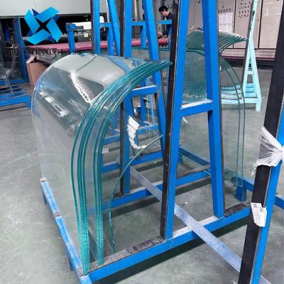 China 10mm Ultra Clear Heat Soaked Toughened Glass Railings for Stairs Custom Sizes for sale