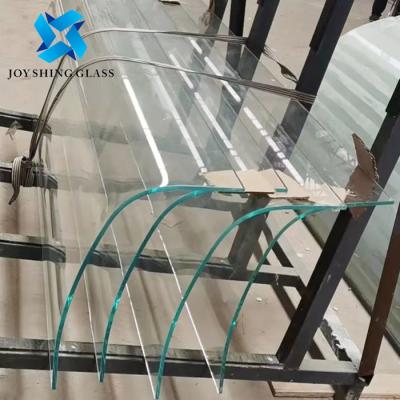 China 8mm Ultra Clear Bent Toughened Glass for Curved Staircases - 3400×20000mm Max Size with 10-Year Warranty for sale