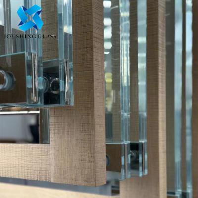 China 8.38mm Ultra Clear Laminated Glass Double Glazing for Partition Safety Glass for sale