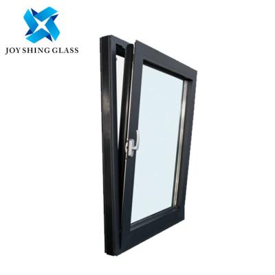 China Custom Aluminum Tilt and Turn Windows with 6-21mm Hollow Layer and Triple Glass Insulation Options for sale