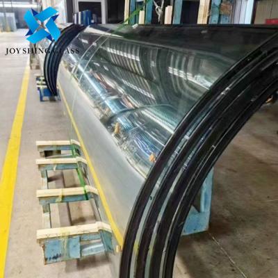 China Customized Curved Low E Insulated Glass 6mm 12A 6mm for Curtain Walls for sale