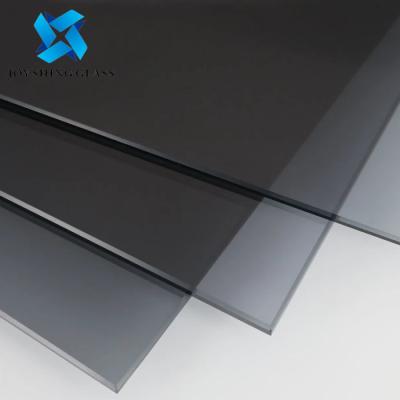 China 10mm Euro Grey Reflective Toughened Glass for Building Facades for sale
