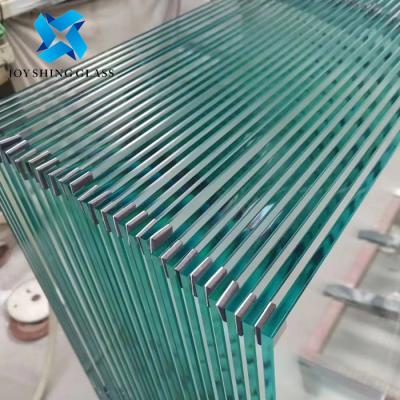 China Clear Toughened Glass 19mm for Balcony Fence Safety Tempered Glass for sale