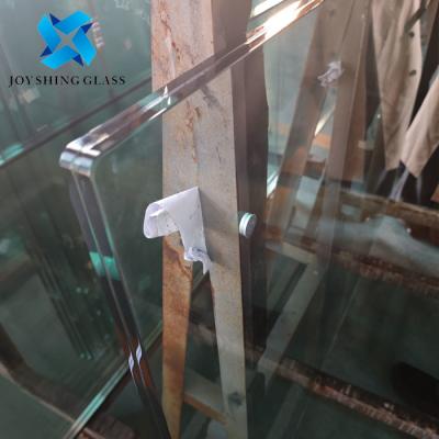 China PVB Interlayer Double Tempered Laminated Glass 12.38mm for Safety and Sound Insulation for sale