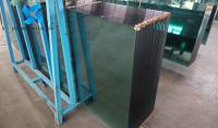 China Black White Painted Tempered Glass 8mm for Kitchen Cabinet Wardrobe Door Scratch Resistant for sale