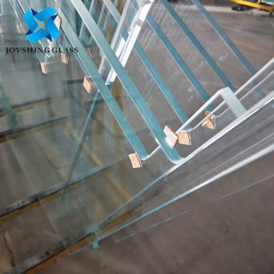 China 15mm Ultra Clear Toughened Glass for Railings Custom Size Safety Glass for sale