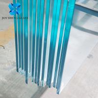 China Customized Rectangular Crystal Tempered Glass 12mm Glass Railing for sale