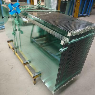 China Customized 12mm Transparent Toughened Glass for Bathroom Doors High Strength Safety for sale