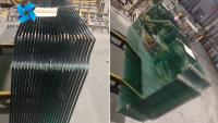 China 6mm Tempered Glass Pool Fencing with Stainless Steel Clamps 2400x900mm for sale