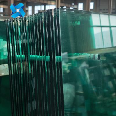China Customized Tempered Laminated Glass with Holes 6.38mm 0.38mm PVB Film Safety Glass for sale
