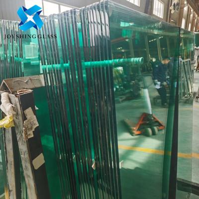 China Customized 10.38mm Milky White PVB Safety Laminated Glass for Building for sale