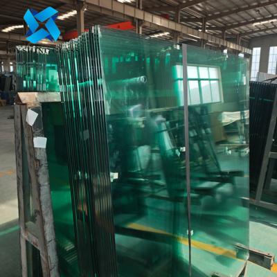 China Customized 12.38mm Transparent PVB Laminated Safety Glass with Holes 6mm+0.38mm PVB for sale